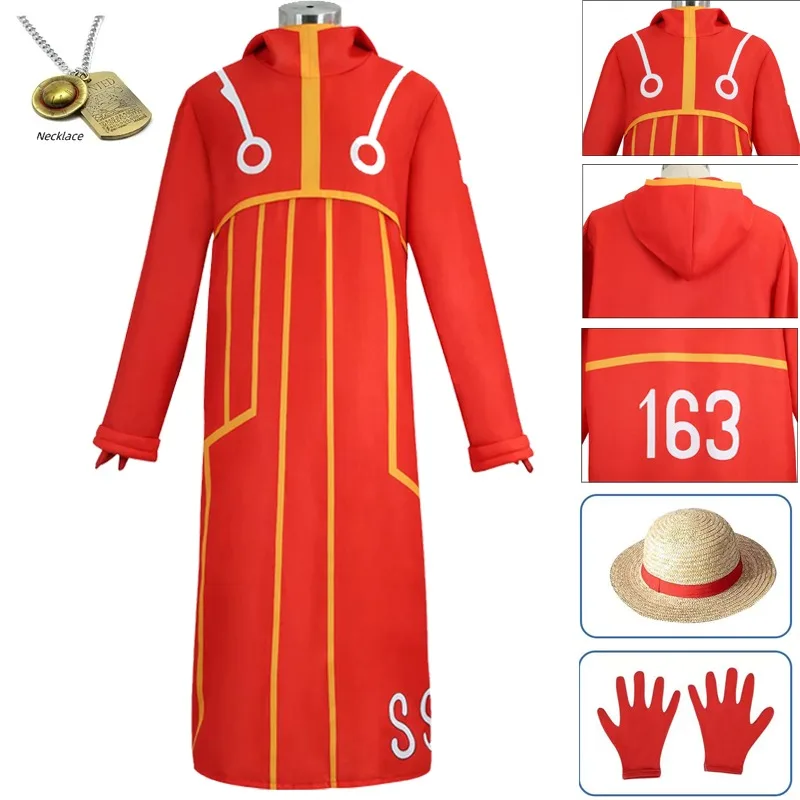 Egghead Island Costume Monkey D Luffy Robe Cosplay Costume 163 Luffy ...