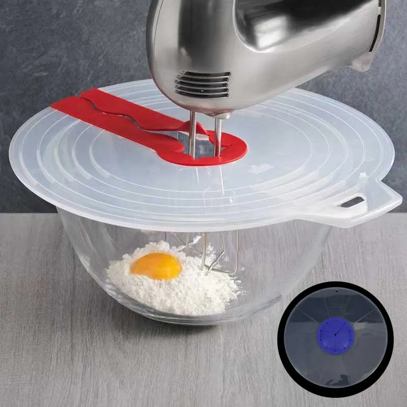 Beat Eggs Mixer Cover Mixer Splatter Guard Whisk Mixing Bowl Lid ...