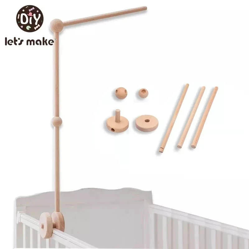 Let-s-Make-Baby-Wooden-Bed-Bell-Bracket-Mobile-Hanging-Rattles-Toy ...