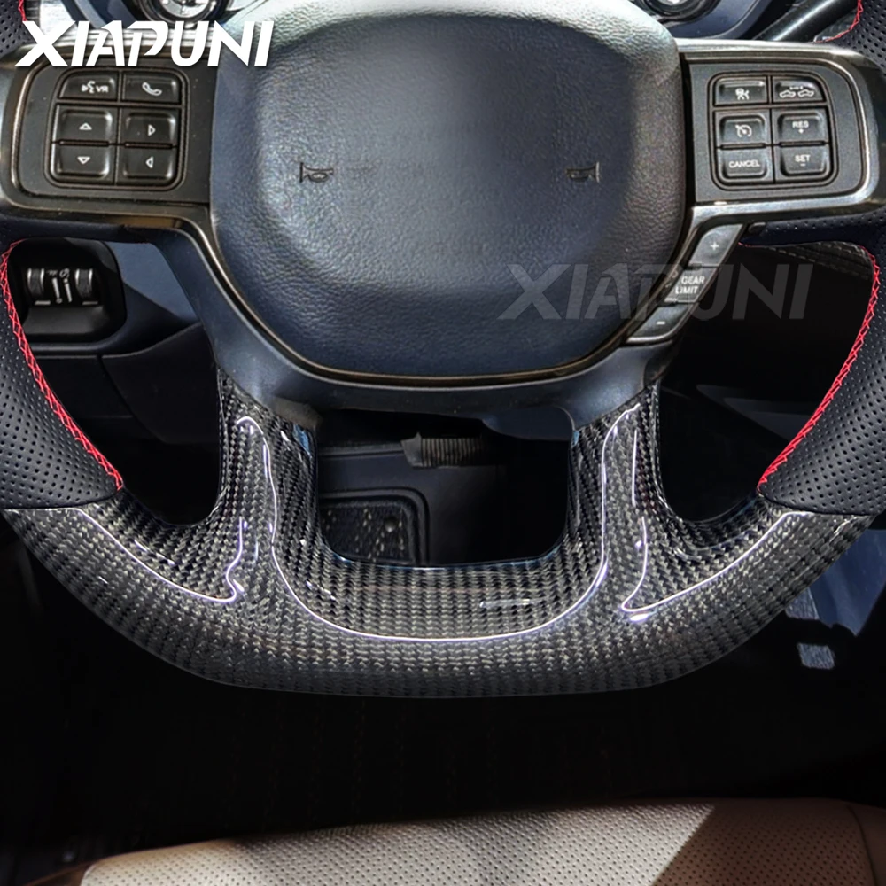 100% Carbon Fiber Steering Wheel For RAM 2018-2022 Customize Racing ...