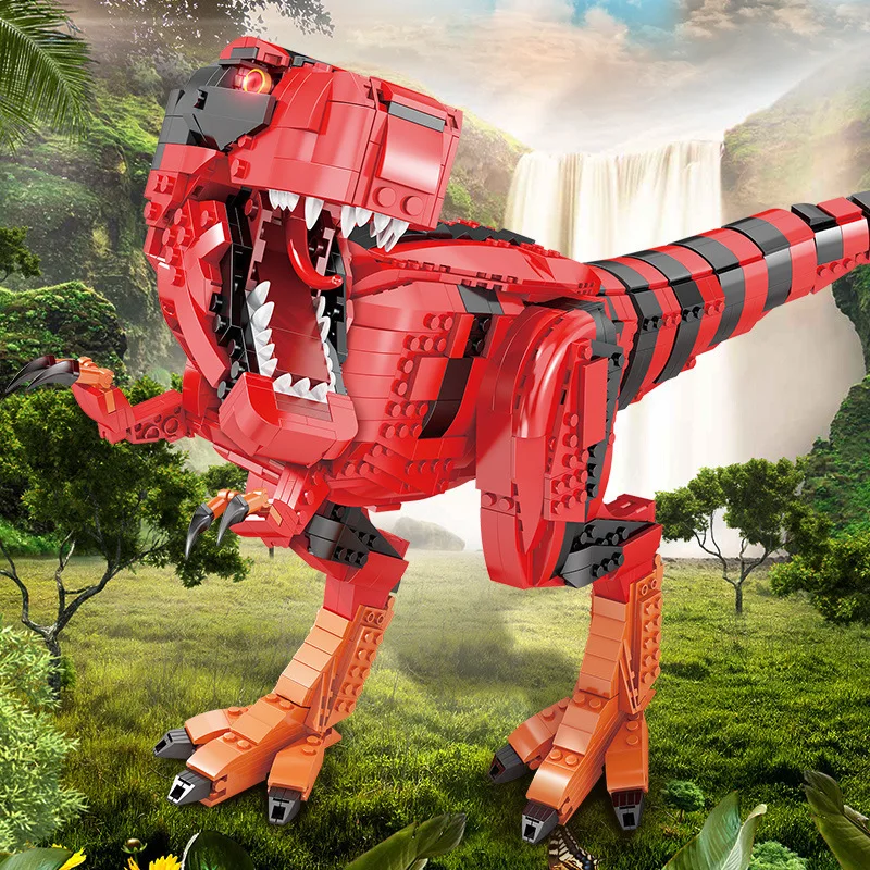 Tyrannosaurus-Rex-Model-Building-Block-Dinosaur-Series-Toy-Assembly ...