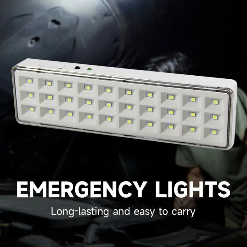 30LED-Emergency-Evacuation-Light-Fire-Fighting-Lamp-Wall-mounted-Smart ...