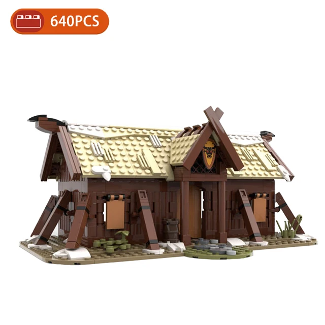 MOC Creative Expert Ideas The Viking'S House Medieval Model Building ...