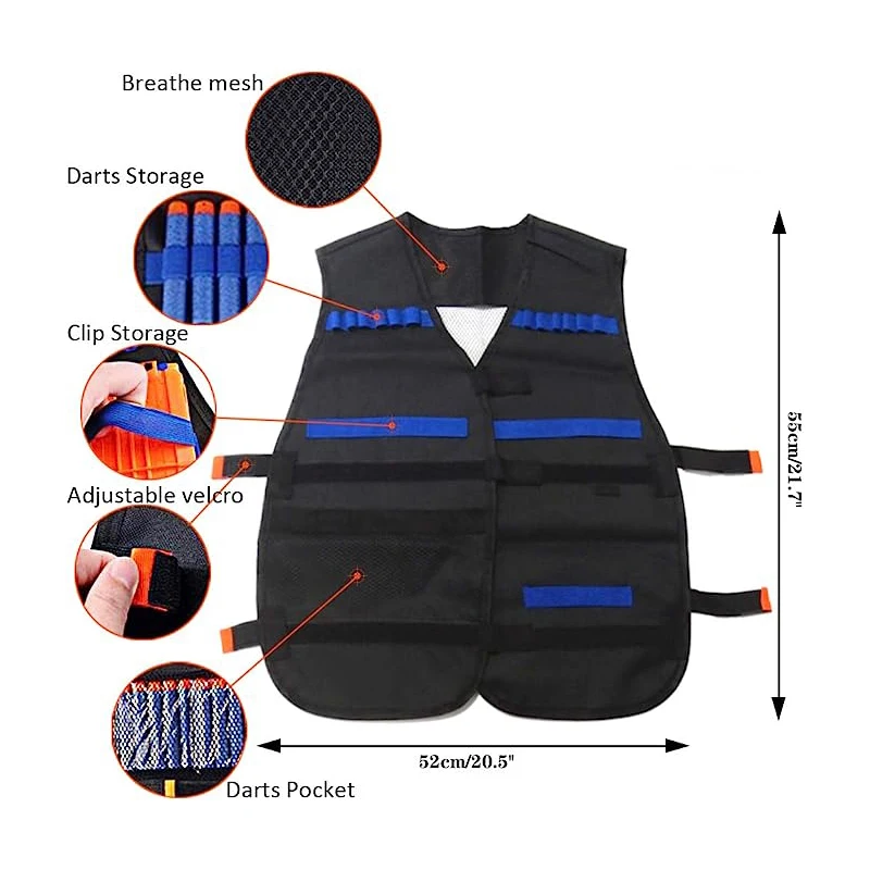 Nerf Velcro Vest