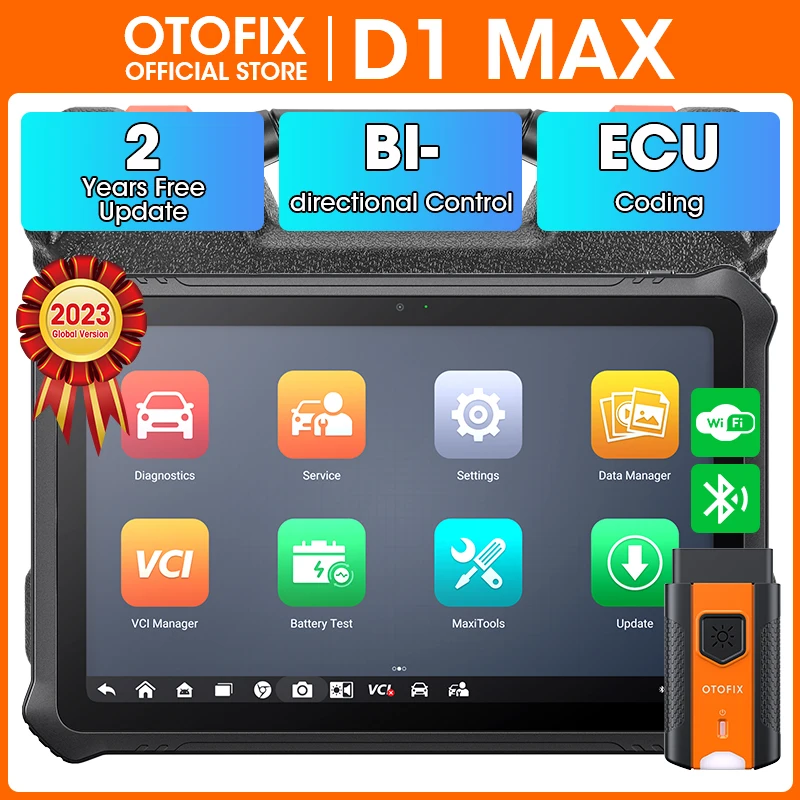 Otofix D1 Max Diagnostic Scanner Bi-directional Bluetooth Scan Tool Ecu ...