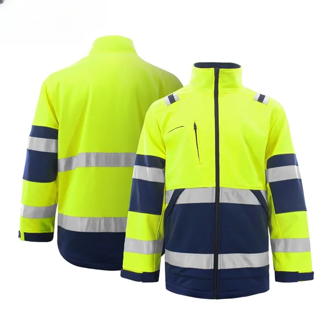 Hi Vis Reflective Fleece Safety Jacket - Work Safety Direct