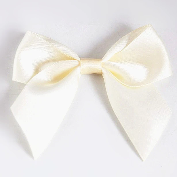 White Satin Ribbon Bow