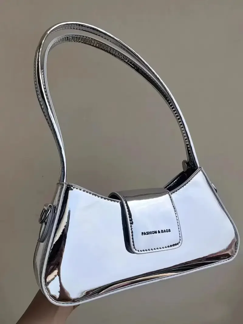 Luxury-Women-Bag-Imitation-Lacquer-Leather-Sliver-Fashion-Zipper-SOFT ...