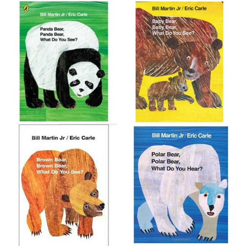 Educational-English-Picture-Book-Bear-Set-Learning-Story-Book-For-Baby ...