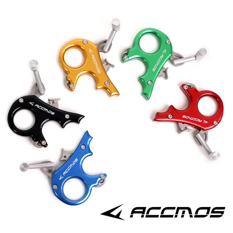 3-or-4-Finger-Stainless-Steel-Archery-Grip-Caliper-Release-Aid-Thumb ...