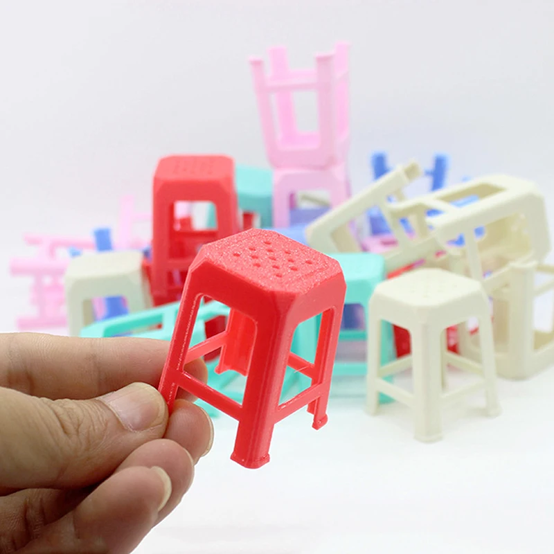 1PC-Living-Room-Toy-1-12-Mini-Dollhouse-Simulation-Plastic-Stool-Small ...