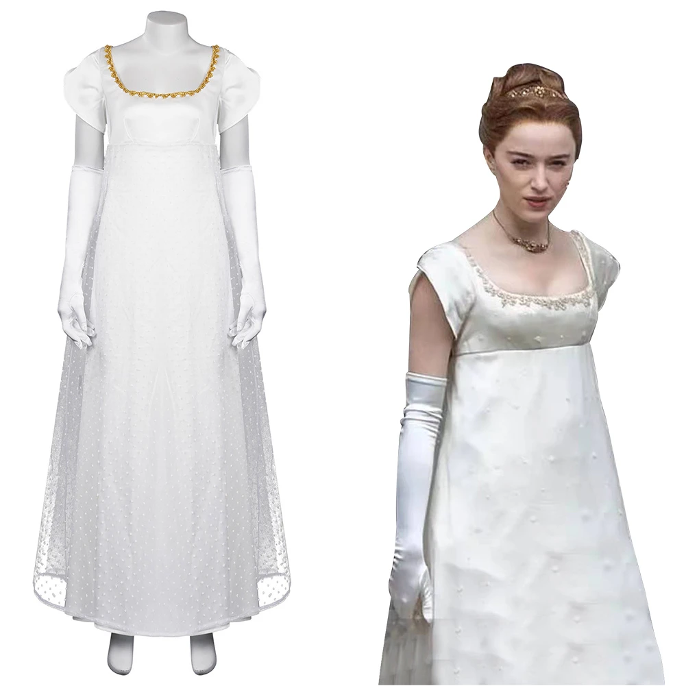 Bridgerton Season2 Daphne Bridgerton Cosplay Costume Dress Outfits ...
