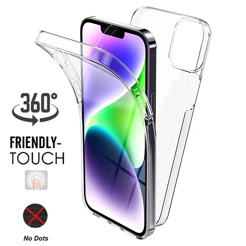 360 Full Body Front Back Protective Case For iPhone 16 15 12 13 14 11 ...