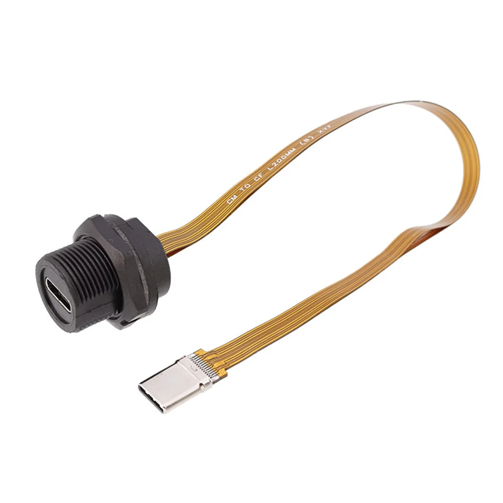 1PC-TYPE-C-Threaded-Snap-FPC-Waterproof-Plug-IP67-IP68-Data-Connector ...