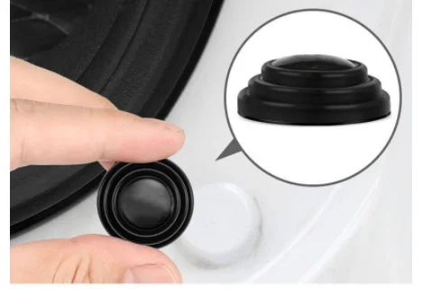 Car Door Pads Shock Absorbing and Silent Mat Anti collision Silicone ...