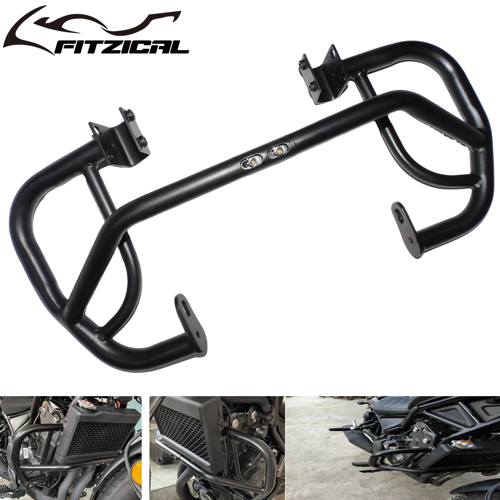 Motorcycle-Steel-Engine-Guard-Protector-Bumper-Crash-Bar-Protection ...