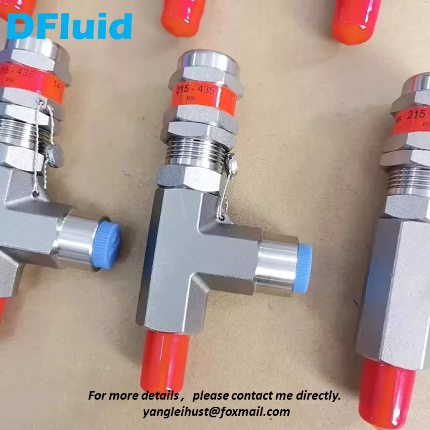 Stainless Steel 316 Pressure RELIEF VALVE 20-6000psig Adjustable 1/4" 3 ...