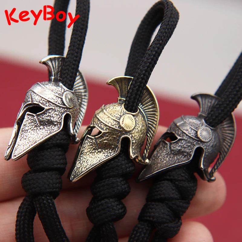 Ancient-Greece-Spartan-Warrior-Scar-Helmet-Brass-Knife-Beads-EDC-DIY ...