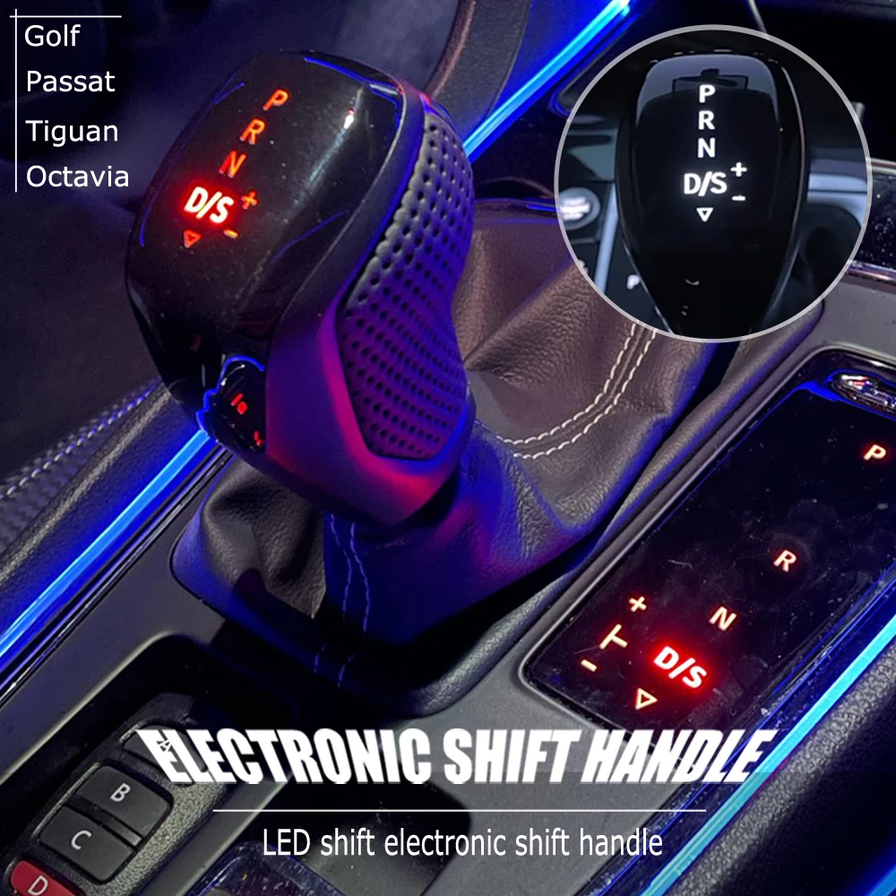 DSG AT Electronic Display Gear Shift Knob, Shift Handball, VW Passat B7 B8 Golf 6 7 MOB Tiguan ...