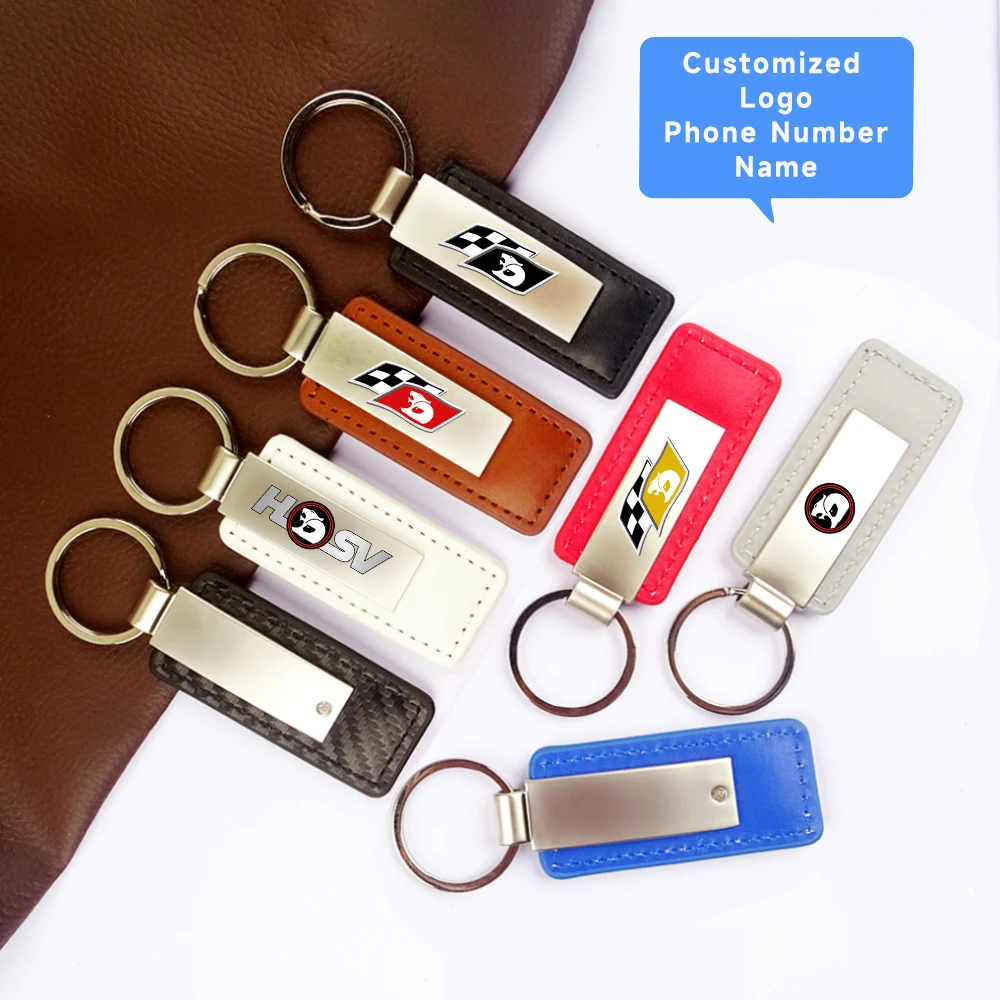 Auto-Classic-keyring-Car-Carbon-Fiber-Fob-Metal-leather-keychain-For-Holden-HSV-HRT-Avalanche ...