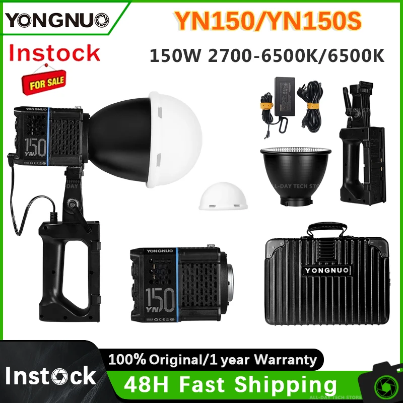 Presale-Yongnuo-YN150-COB-Pocket-Light-150W-Outdoor-Video-Light-Bowens-Mount-5600K-Continuous ...