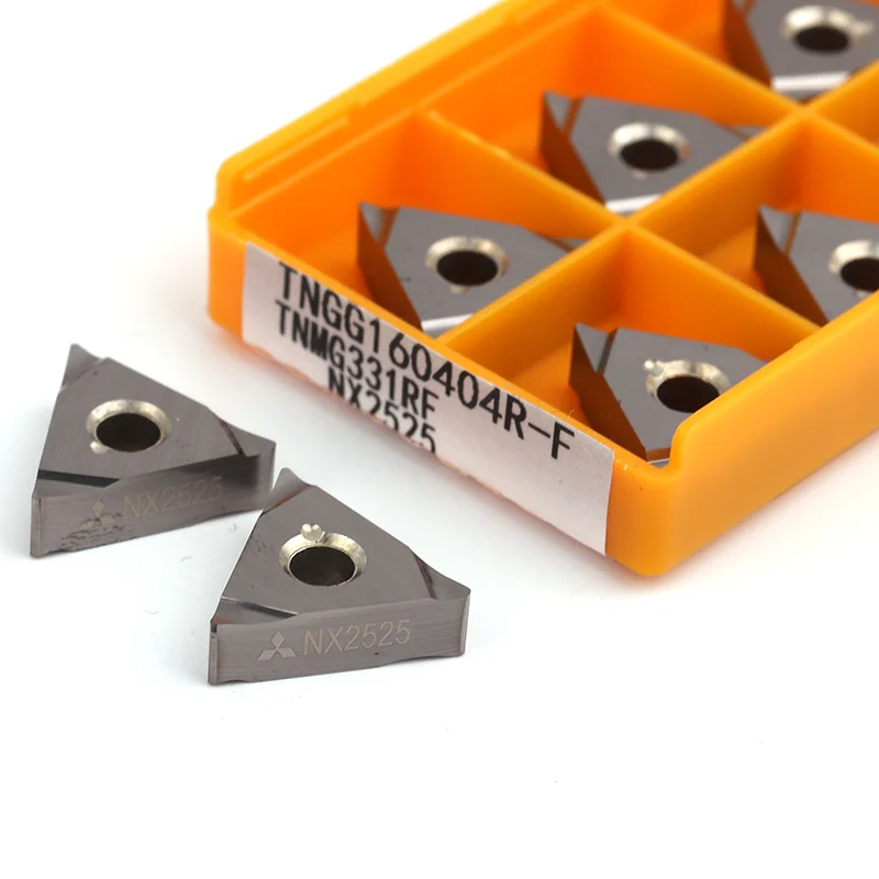 10pcs TNGG160402R-F TNGG160404R-F TNGG160404L-F NX2525 Ceramic Insert ...