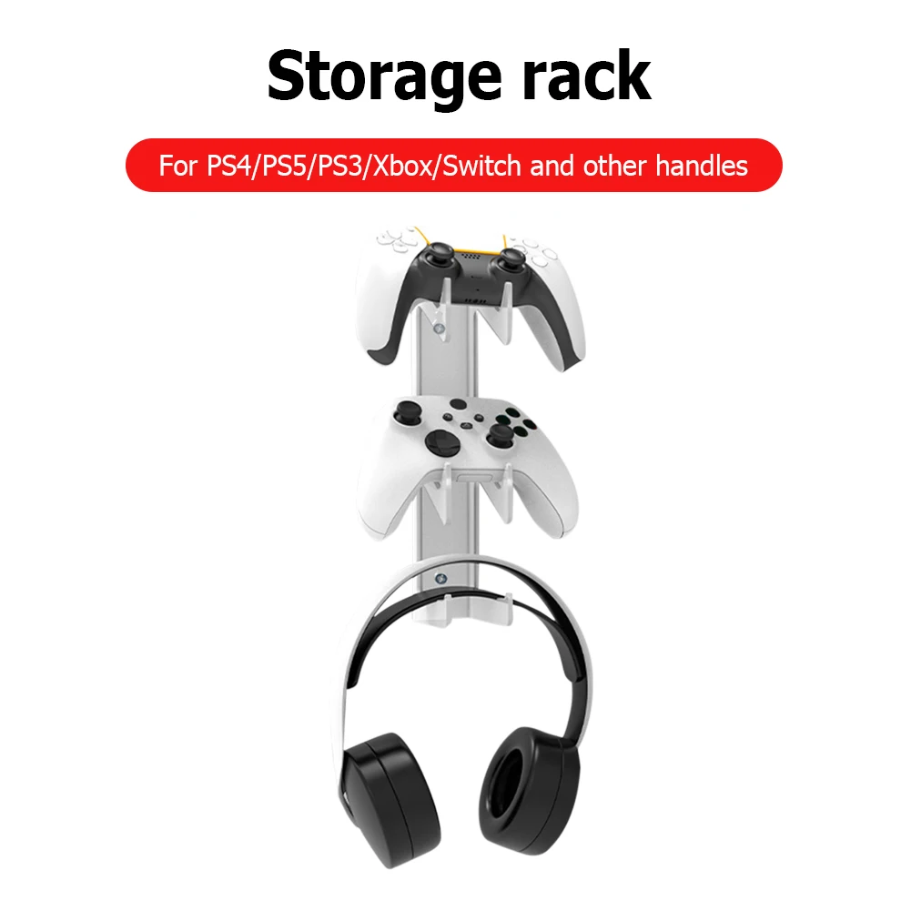 Transparent-Game-Controller-Holder-Universal-Wall-Mounted-Headset ...