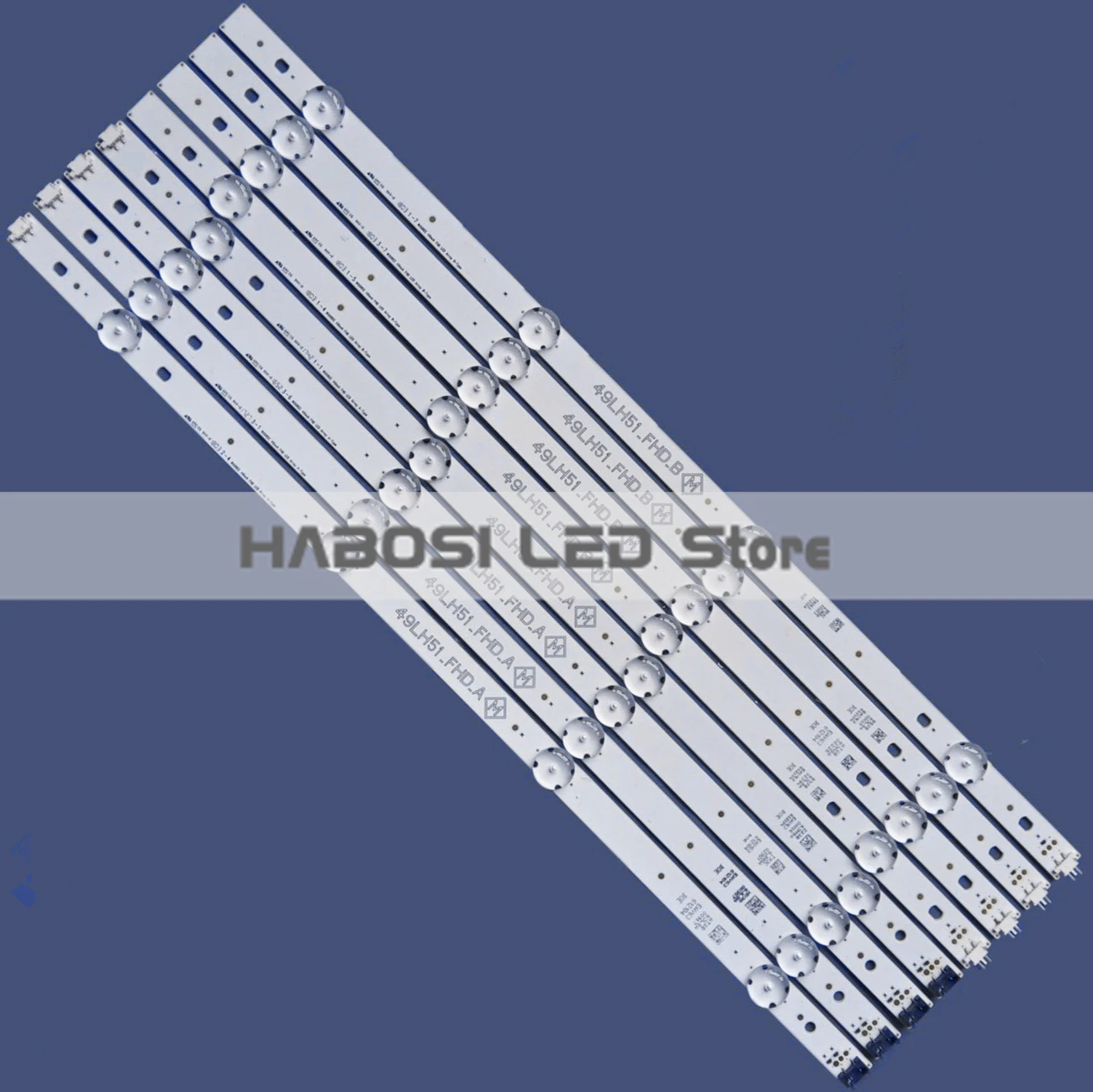 8pcs-LED-HV490FHB-NBD-HC490DUN-ABRL1-5143-A11Z-5113-ABRL2-ABRL3-ABRL4 ...
