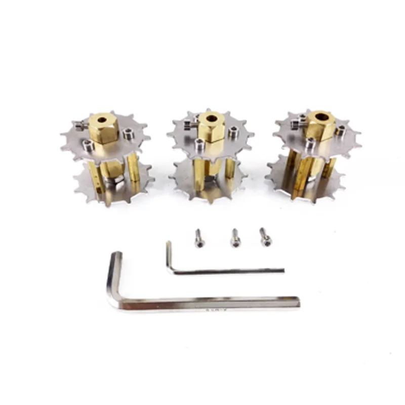 Stainless-Steel-Driving-Wheel-with-coupling-for-black-metal-tracks-of ...