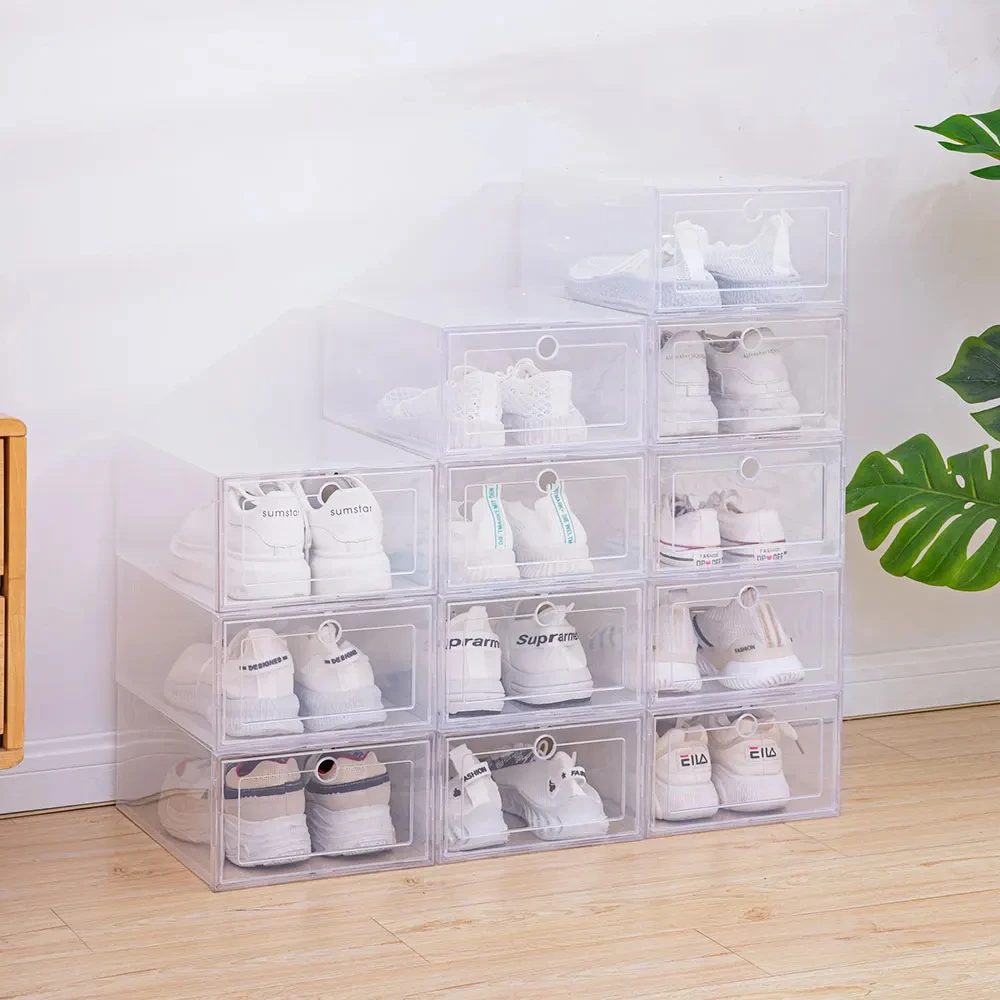 1pcs-set-Transparent-Plastic-Shoes-Case-Thickened-Drawer-Case-Plastic ...