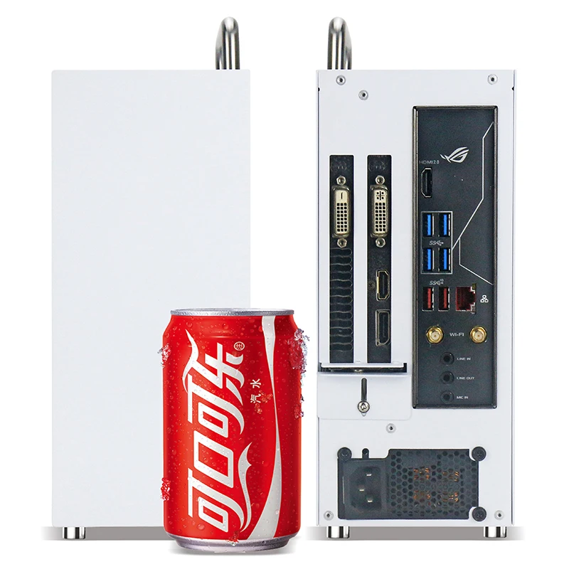 METALFISH S3 PC 게임용 케이스, ITX 미니 소형 케이스, 모든 알루미늄 슈트케이스, 휴대용 HTPC 데스크탑 ...