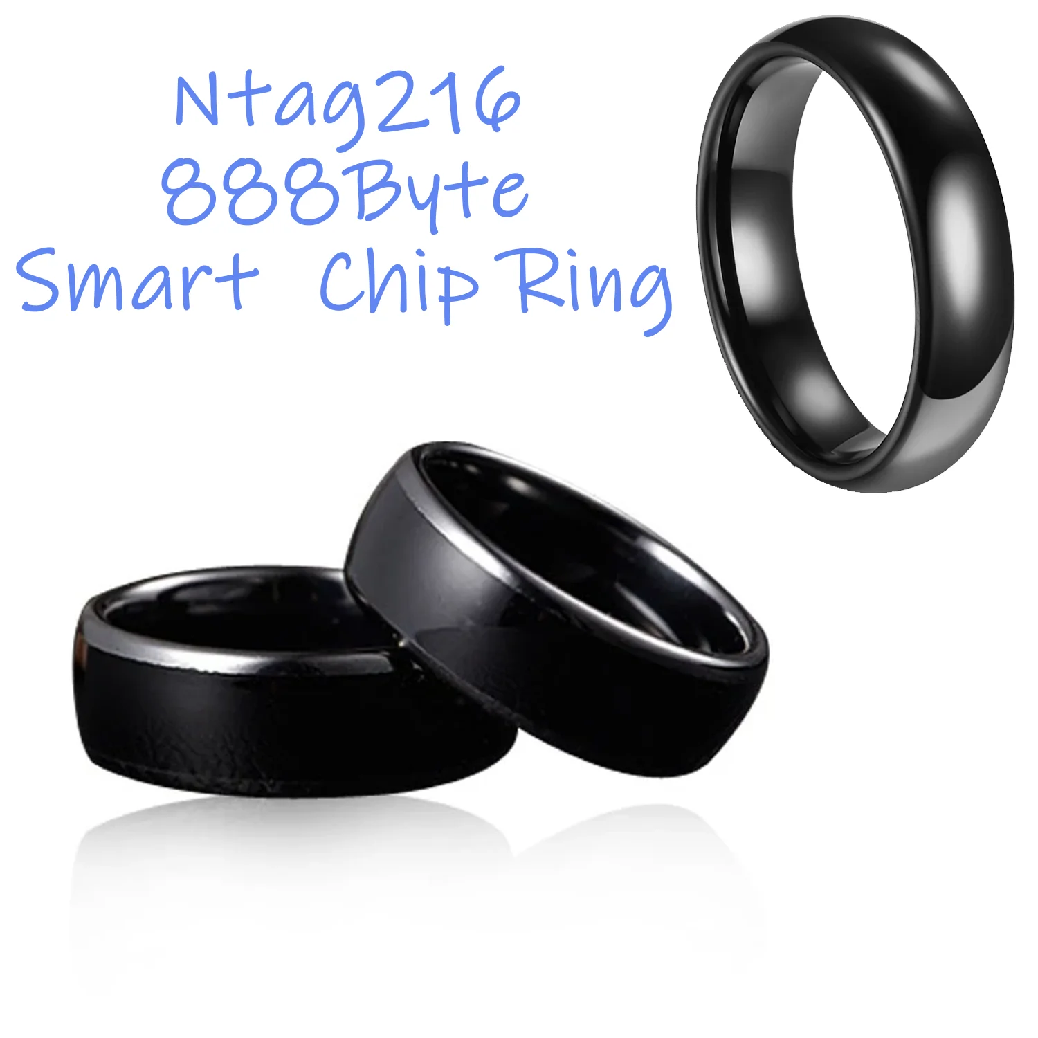 Ntag216-Rewritable-Ring-Rfid-NFC-ISO14443-888byte-Changeable-Token-Ic ...