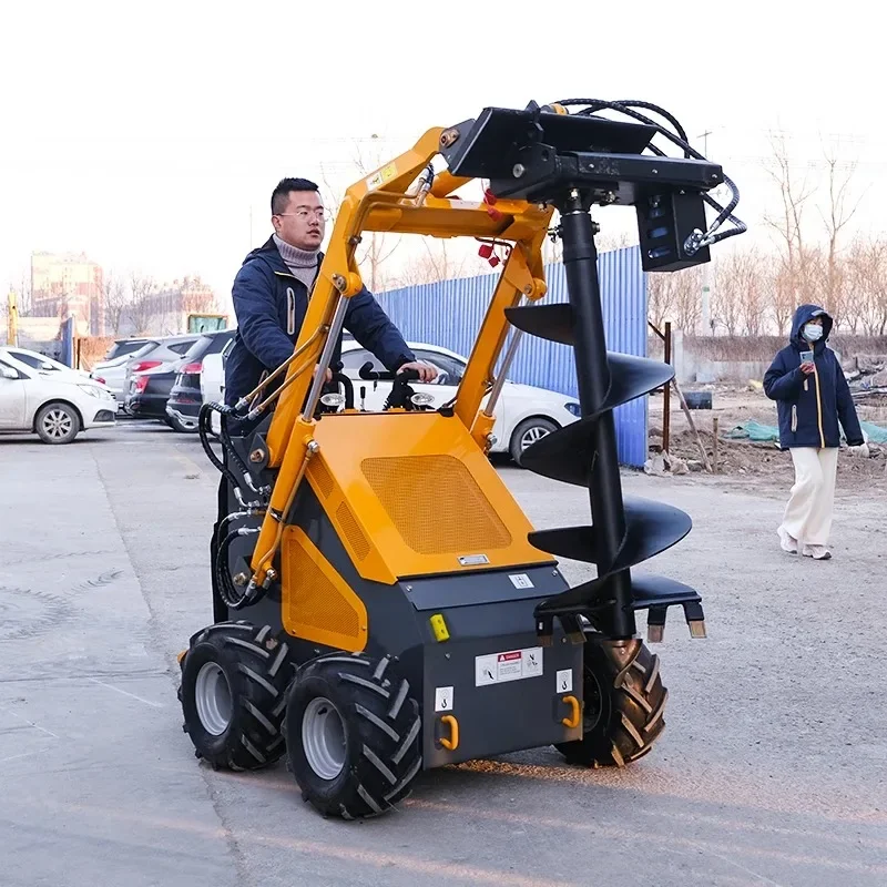 Wheel-Tracked-Skid-Steer-Loader-Mini-380kg-Skid-Steer-Loaders-with ...