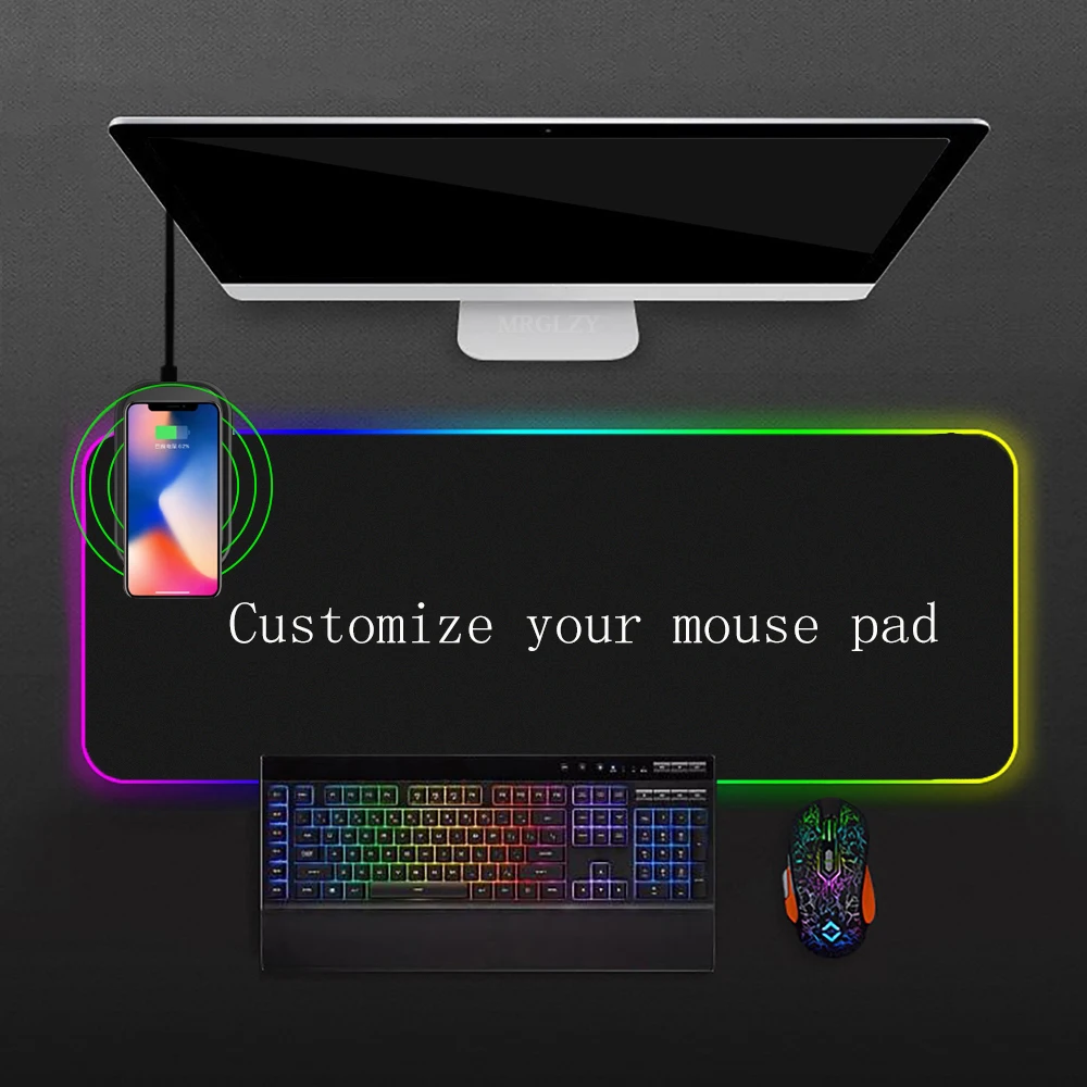 Diy Your Mousepad Customize Wireless Charging Mouse Pad Dropshopping ...