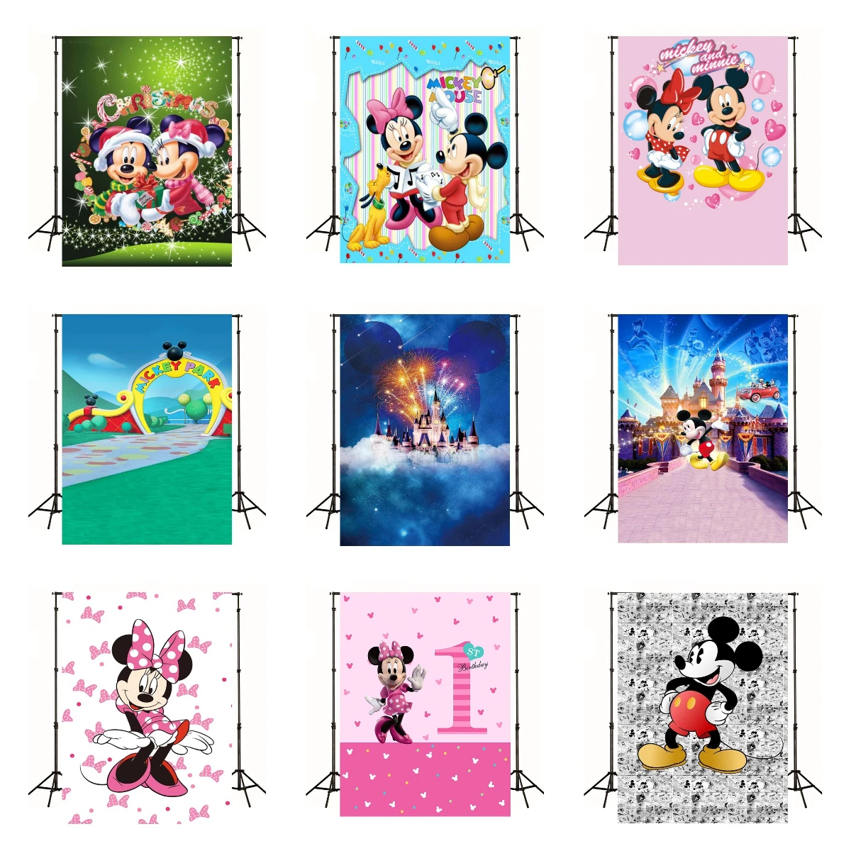 Disney-Baby-Mickey-Mouse-Background-Children-Birthday-Event-Party ...