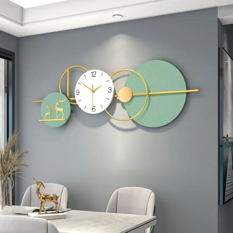 Silent Large Wall Watch Minimalist Mechanism Nordic Electronic Wall ...