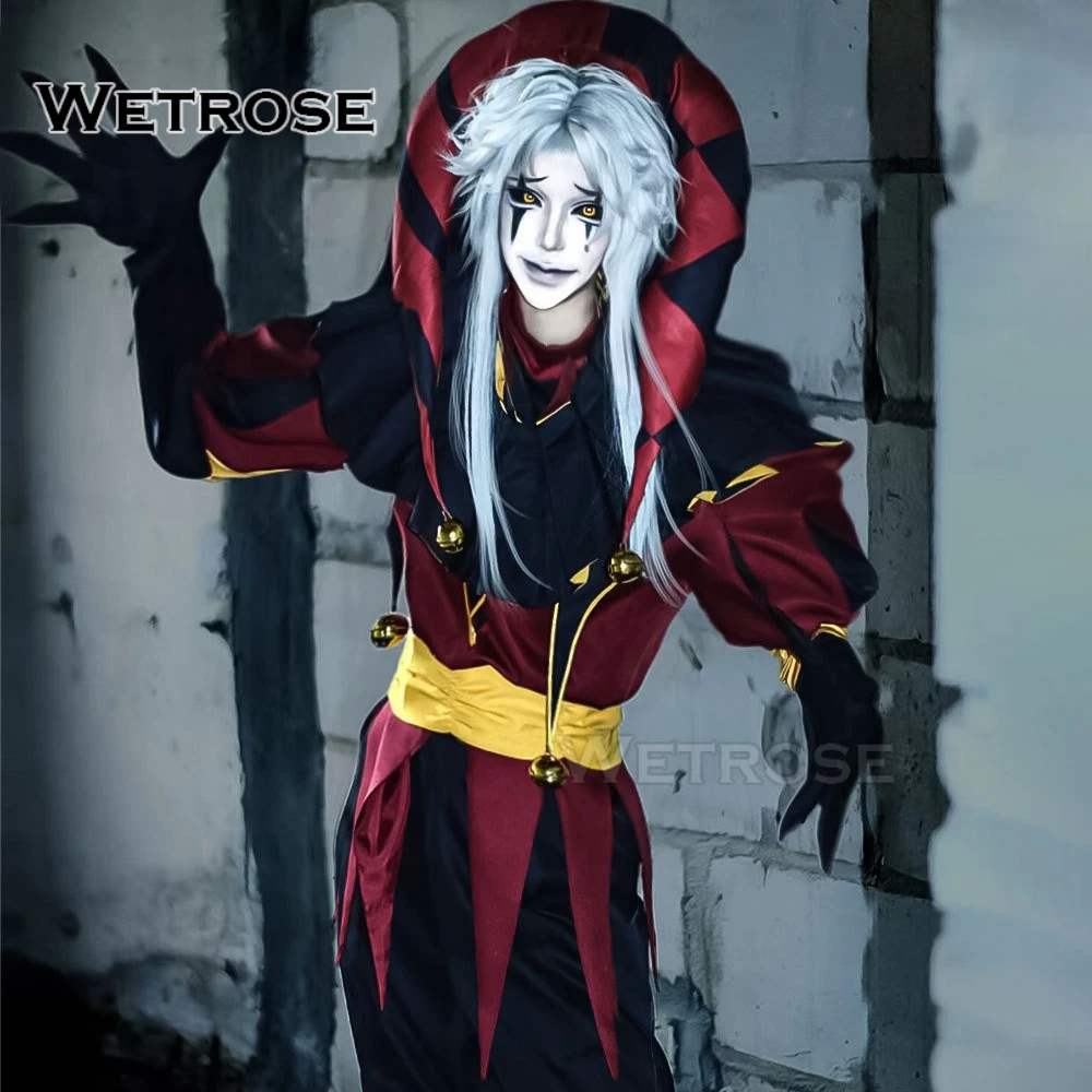 【Wetrose】In Stock The Freak Circus Pierrot Clown Full Set Cosplay ...