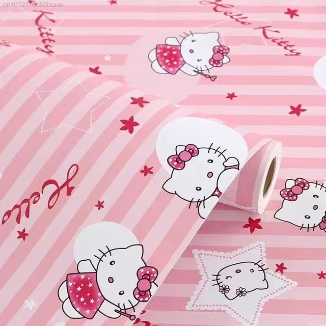Hello Kitty Roze Strik Behang Hello Kitty Archieven Lakschoentjes