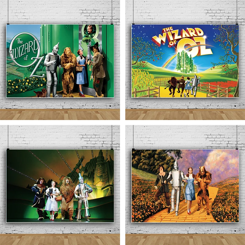 Emerald-City-Wizard-of-OZ-Backdrop-Kids-Birthday-Party-Decorations ...