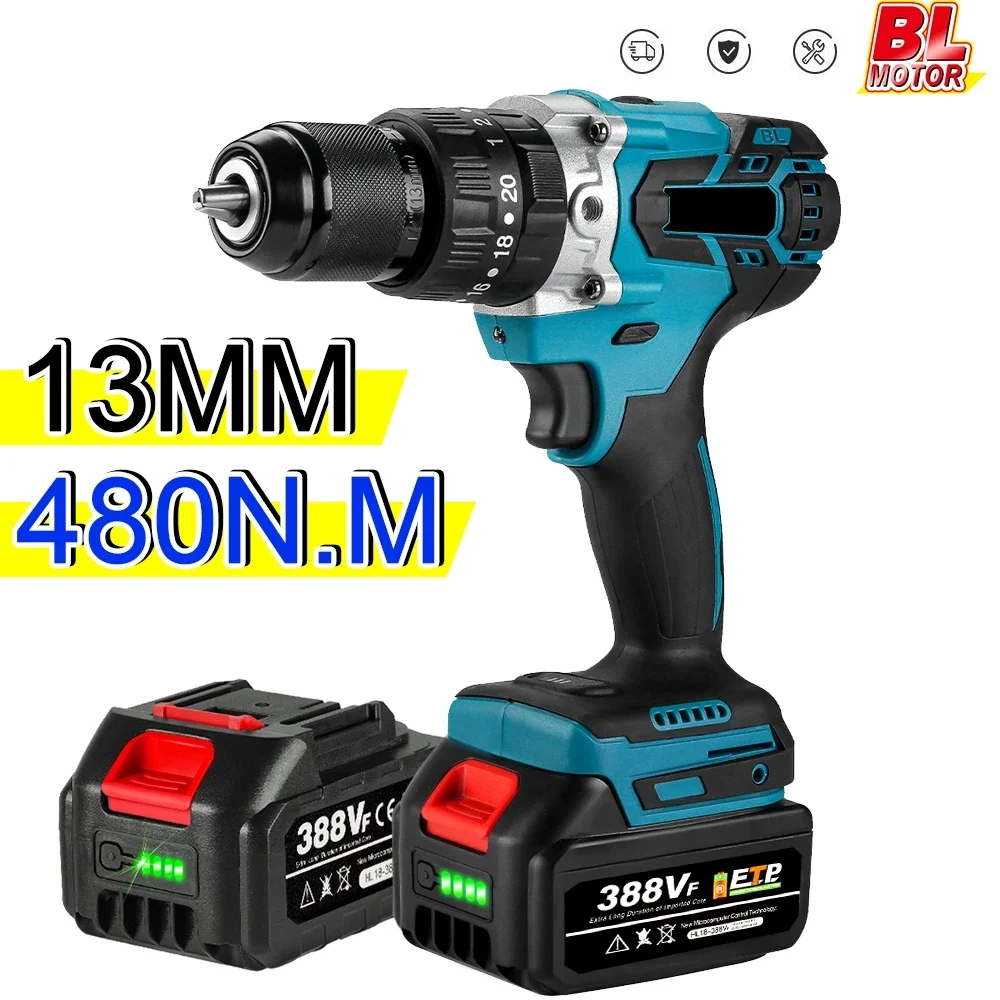 Taladro-de-impacto-el-ctrico-inal-mbrico-herramienta-el-ctrica-de-13mm ...