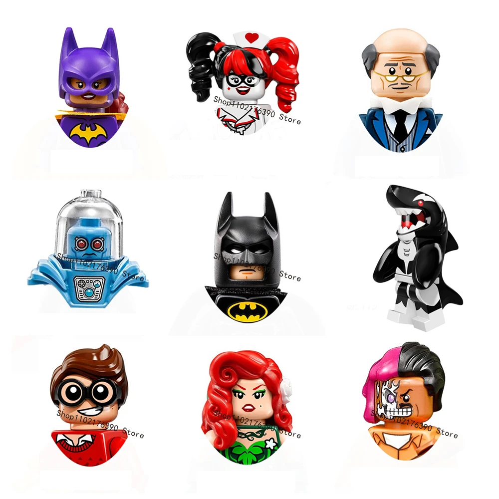 Batman Building Blocks Barbara Gordon Harley Quinn Joker Bricks Toys ...