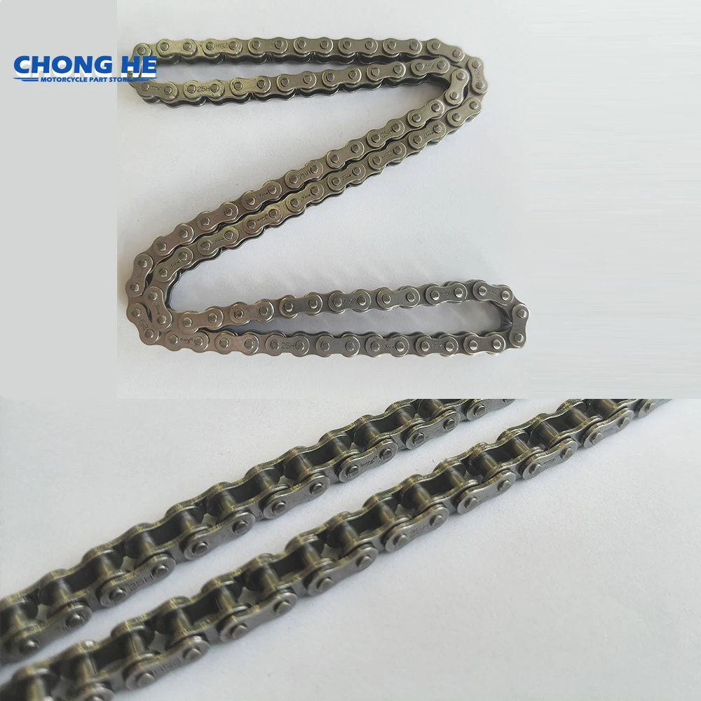 25H 100L 100 Link Motorcycle Engine Cam Camshaft Timing Chain For Honda ...