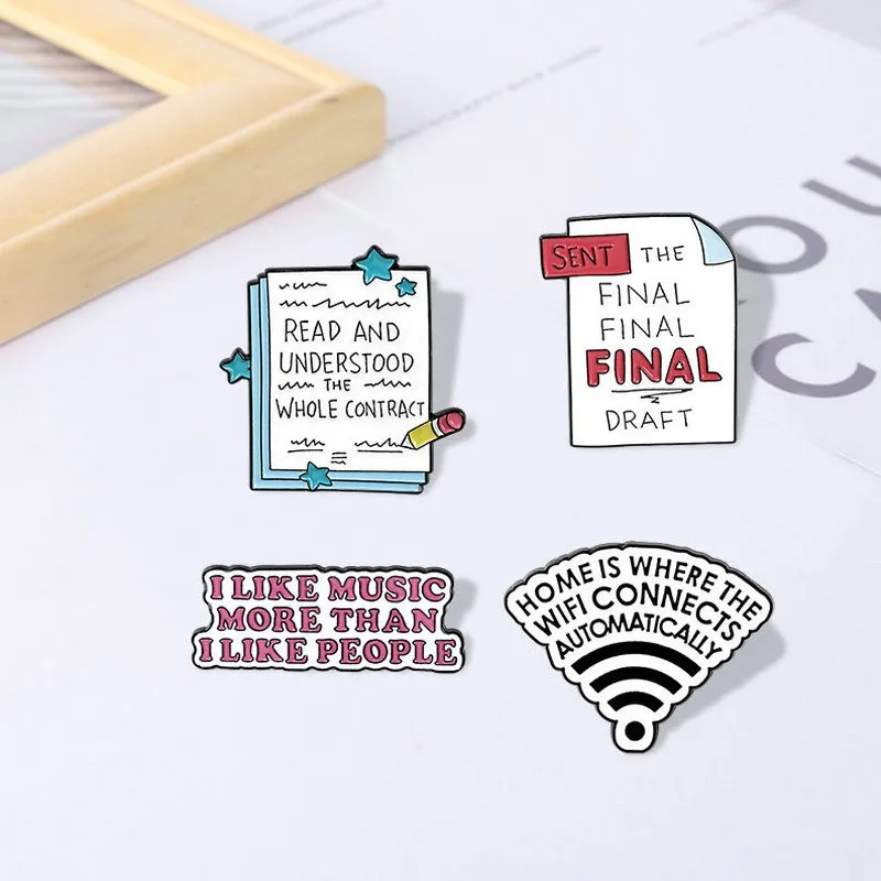 4-Styles-To-Do-List-Enamel-Pins-Custom-Humor-Funny-Quote-Brooches-Bag ...