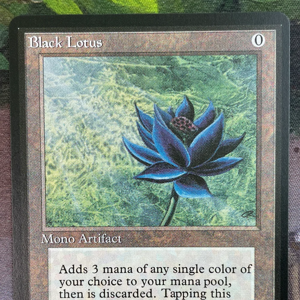 Dark Lotus Cross Charm