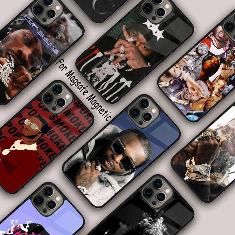 Rapper-Pop-Smoke-Magnetic-Phone-Case-For-APPLE-iPhone-16-14-13-12-11 ...