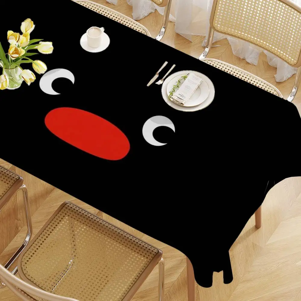 Cartoon Cute Pingu Penguin Table Cloth Polyester Print Waterproof ...