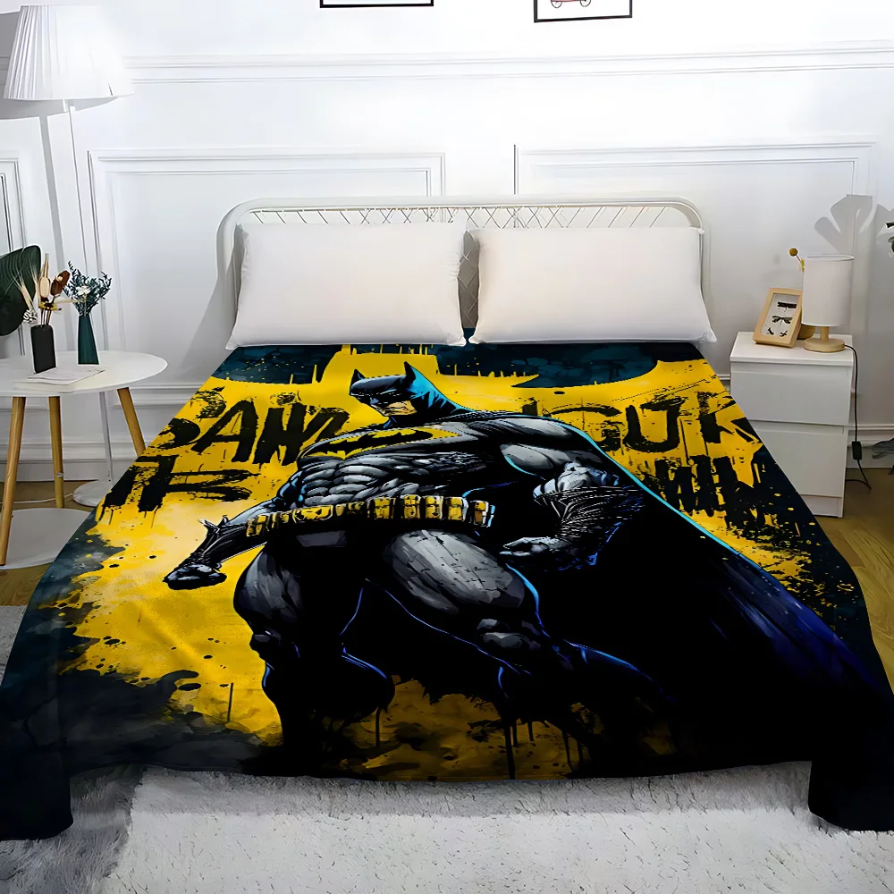 Children's Anime Bed Sheet - Batman Design