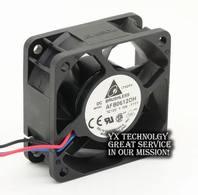 6 In Duct Fan Delta 60mm Ball Bearing Cooling Fan – 12V, 0.48A ...