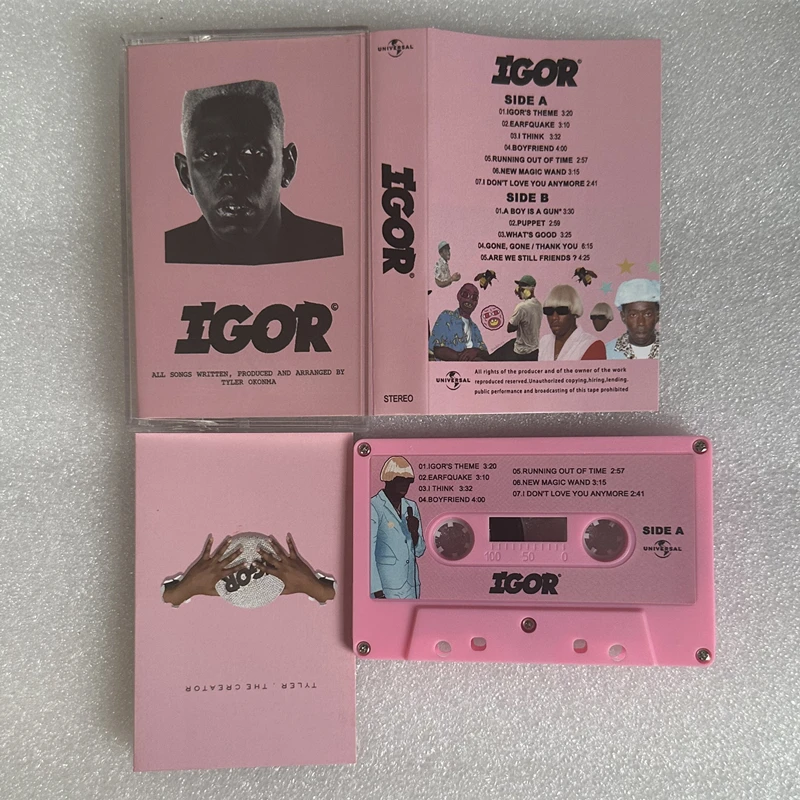 Rap Tyler The Creator IGOR Album Music Tape I THINK Cassette Cosplay ...