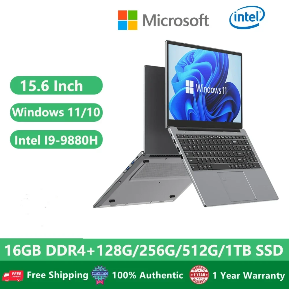 2023-Laptops-I9-Gaming-Notebooks-Win11-Metal-Netbook-Office-Computer-PC ...